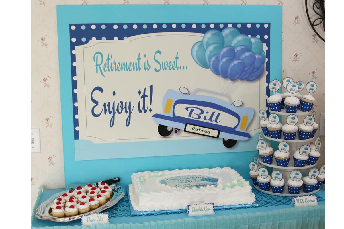 On The Road To Retirement Retirement Party Party Ideas | Photo 4 of 15 ...