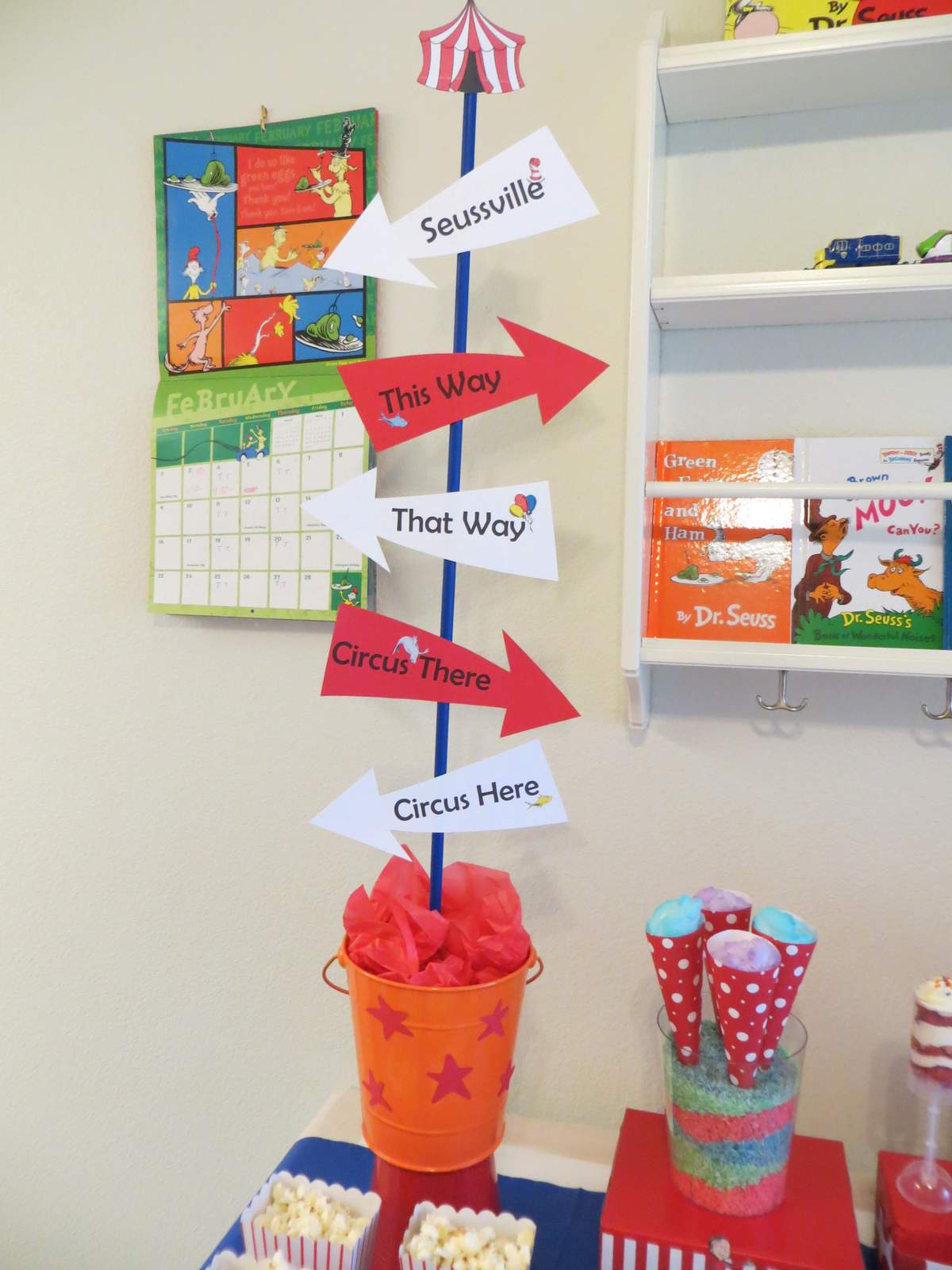Dr. Seuss Read Across America Party Party Ideas | Photo 1 of 12 | Catch ...