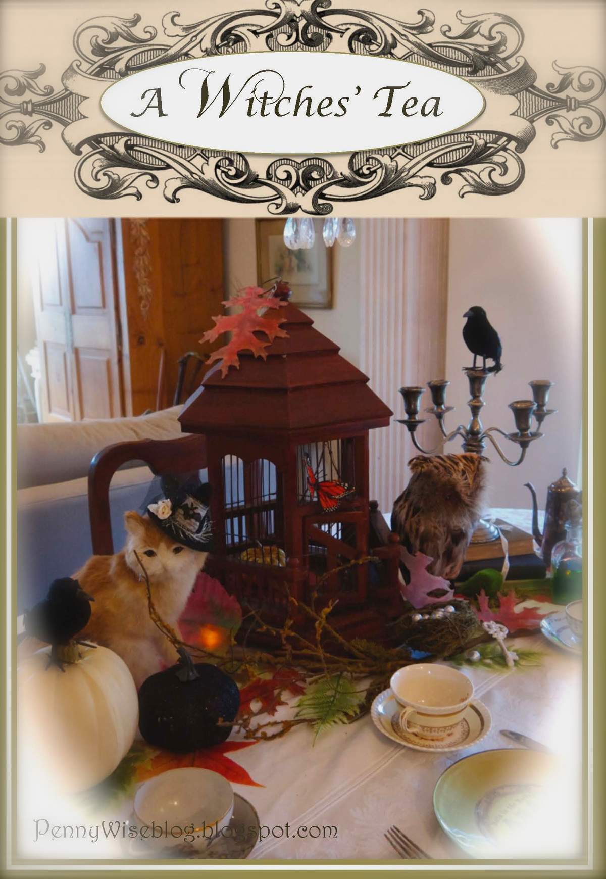 witches' halloween Tea Party Halloween Party Ideas | Photo 1 of 5 ...