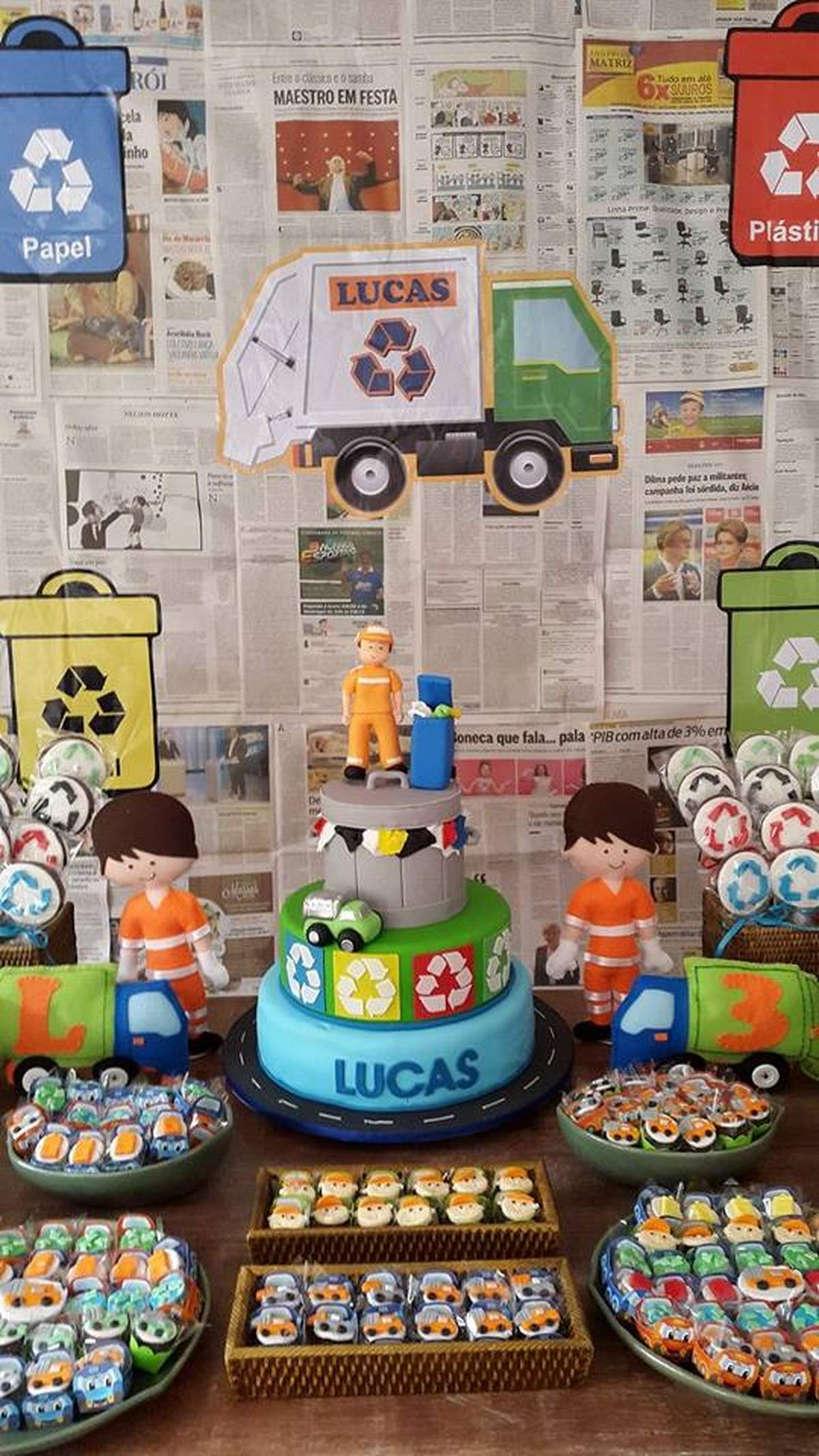 Garbage Truck Birthday Party Ideas | Photo 1 of 16 | Catch My Party