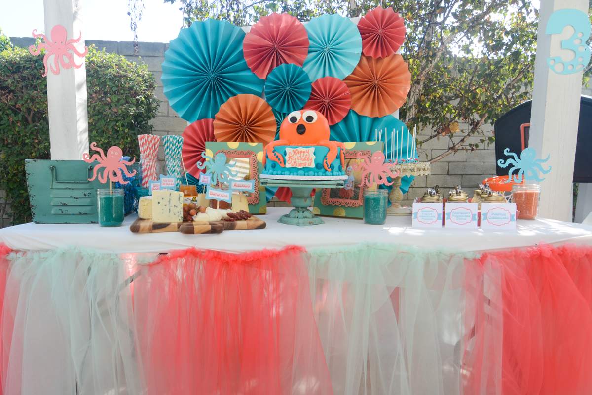 Octopus Birthday Party Ideas | Photo 8 of 12 | Catch My Party