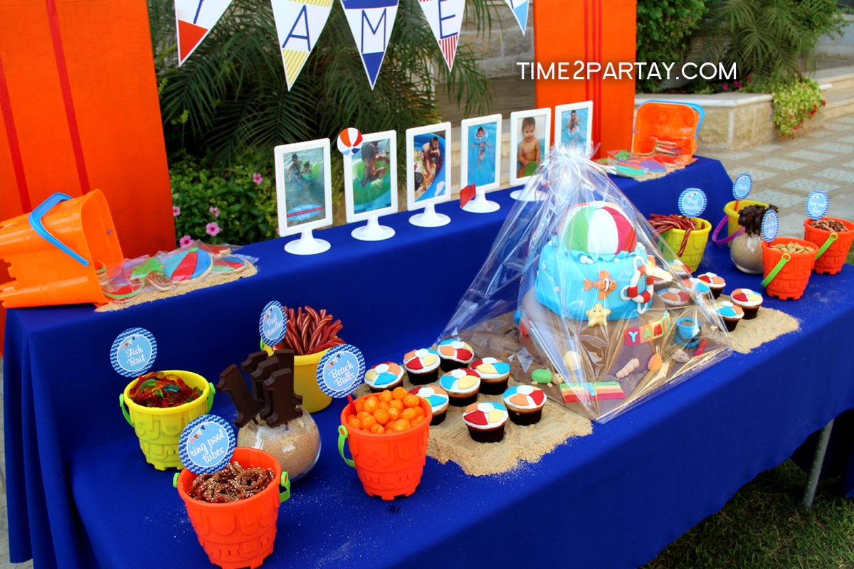 Pool Birthday Party Ideas | Photo 10 of 32 | Catch My Party