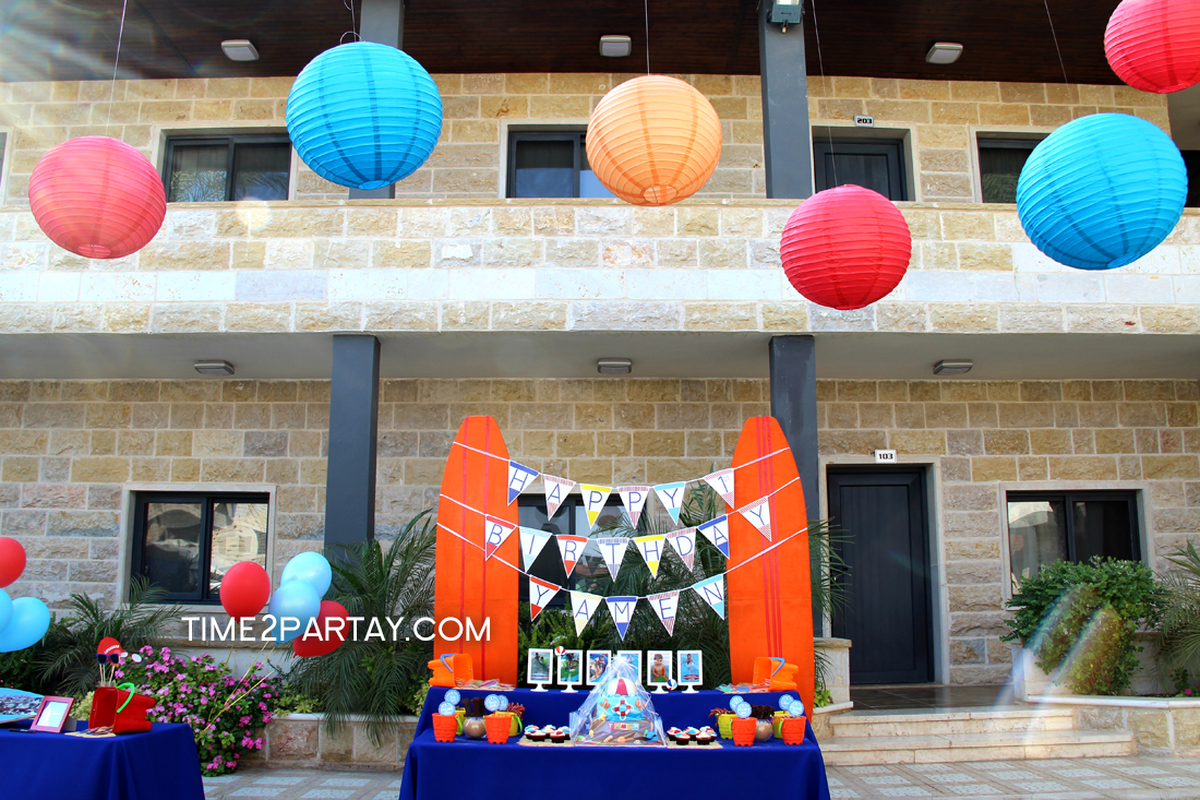 Pool Birthday Party Ideas | Photo 10 of 32 | Catch My Party