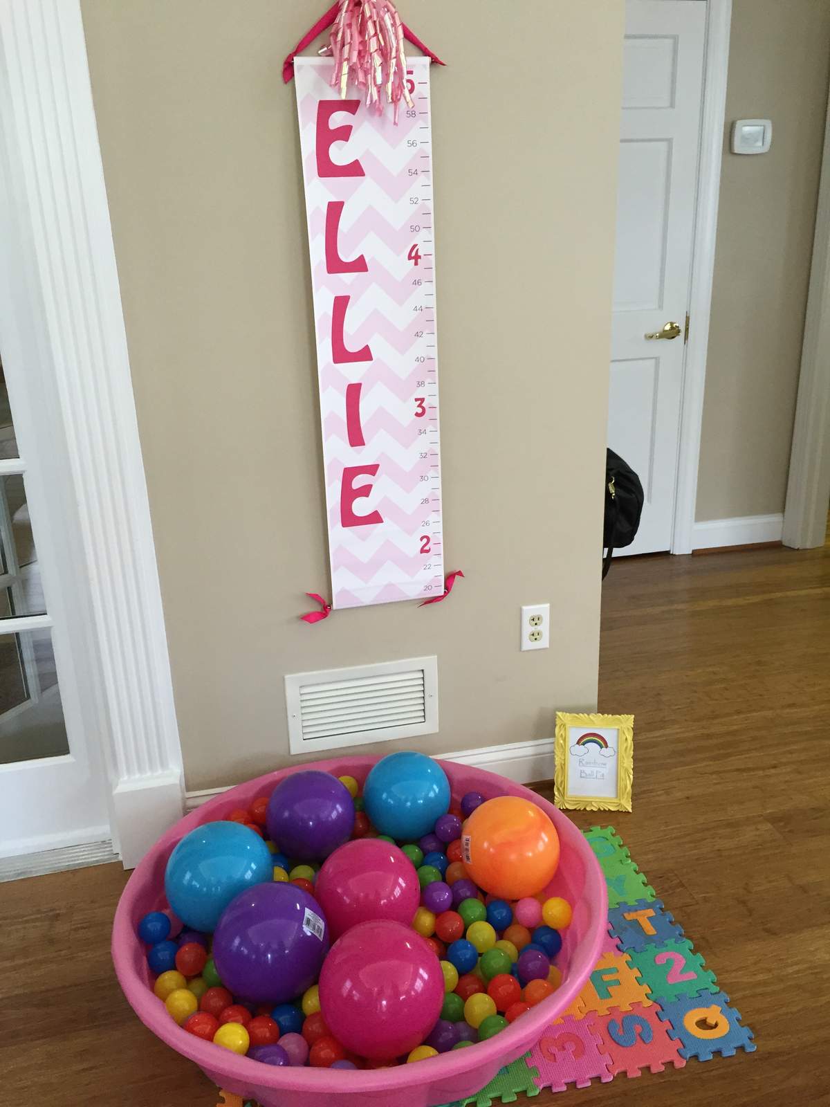 Rainbow chevron Birthday Party Ideas | Photo 17 of 28 | Catch My Party