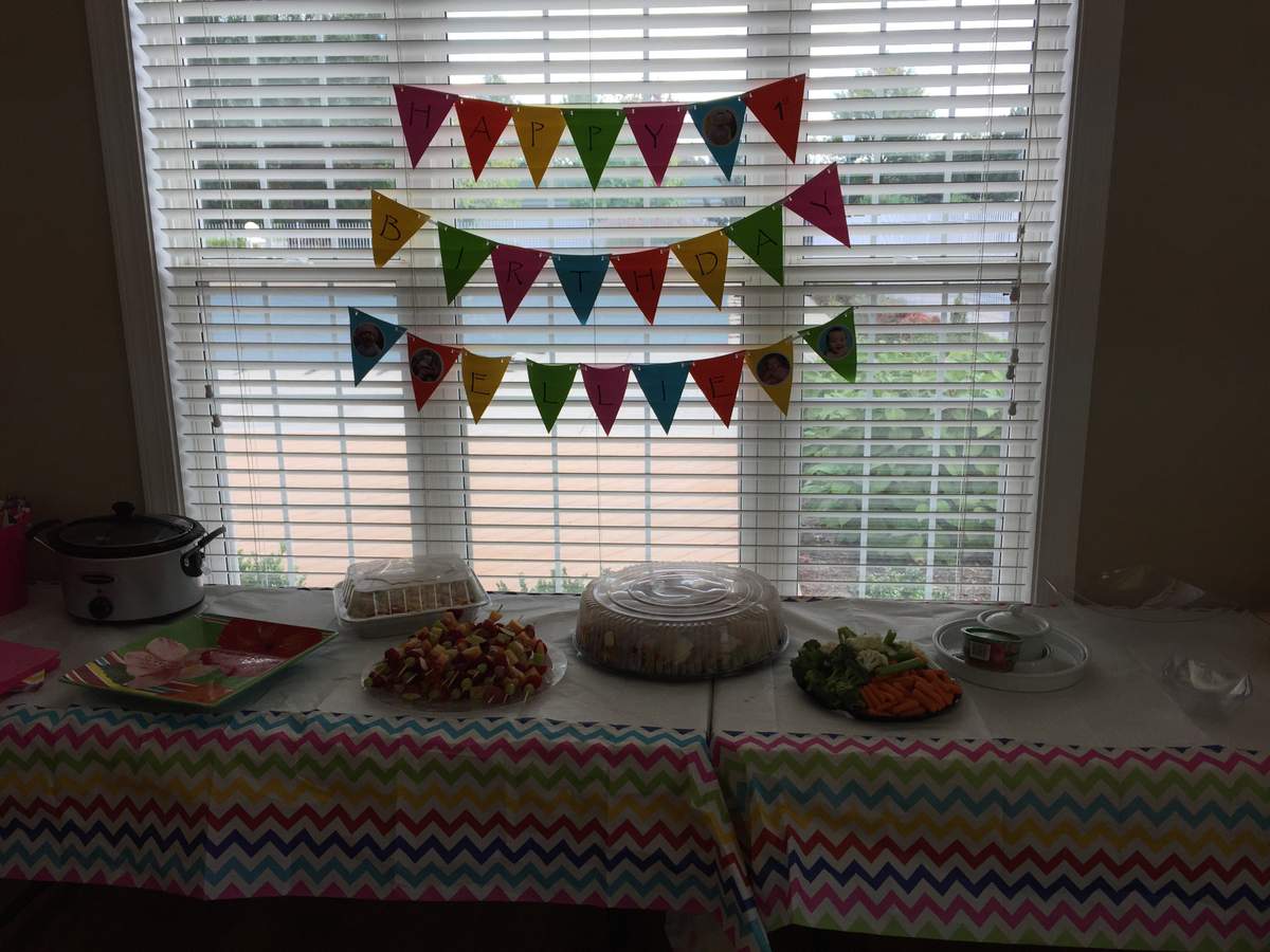 Rainbow chevron Birthday Party Ideas | Photo 17 of 28 | Catch My Party