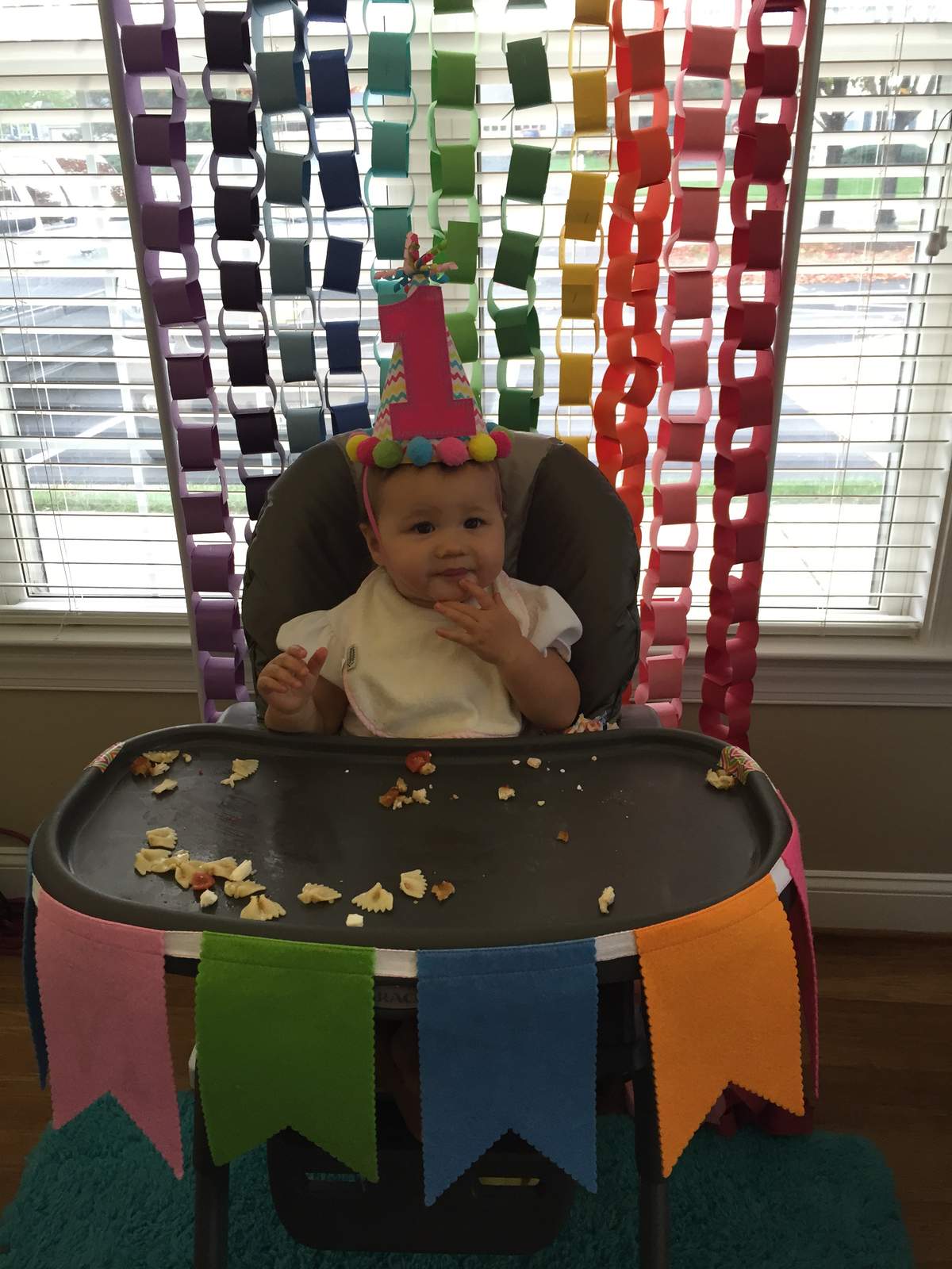 Rainbow chevron Birthday Party Ideas | Photo 17 of 28 | Catch My Party