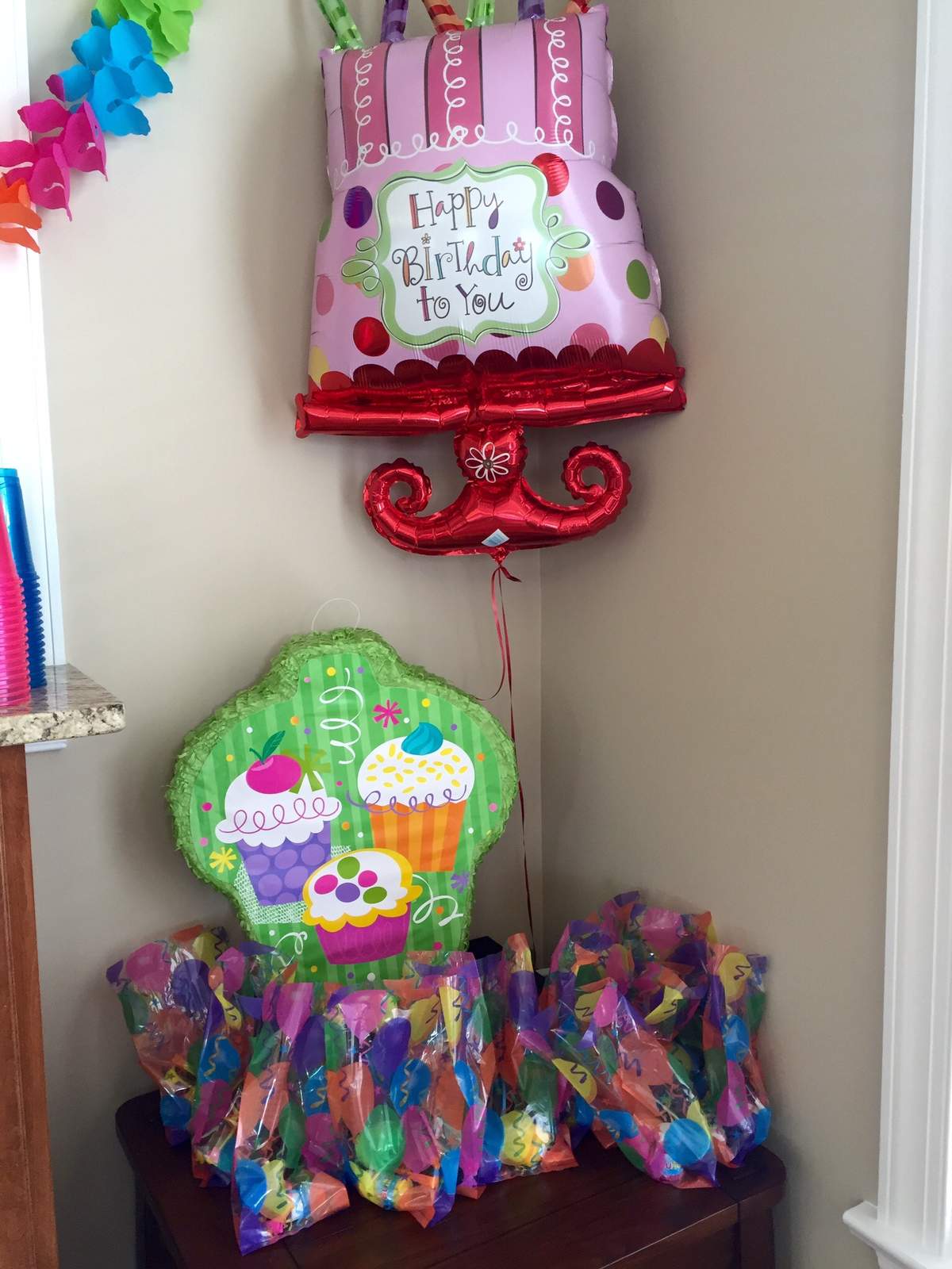 Rainbow chevron Birthday Party Ideas | Photo 17 of 28 | Catch My Party