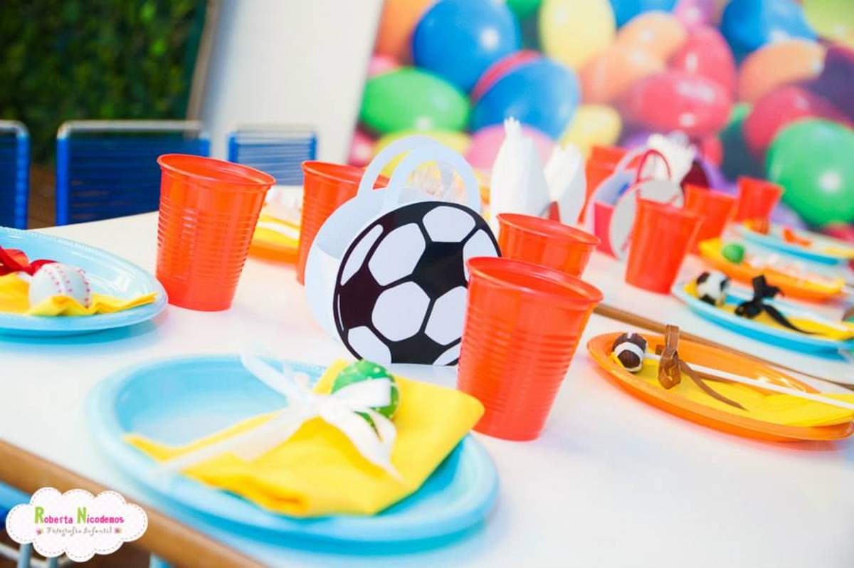 Sports Birthday Party Ideas | Photo 1 of 13 | Catch My Party