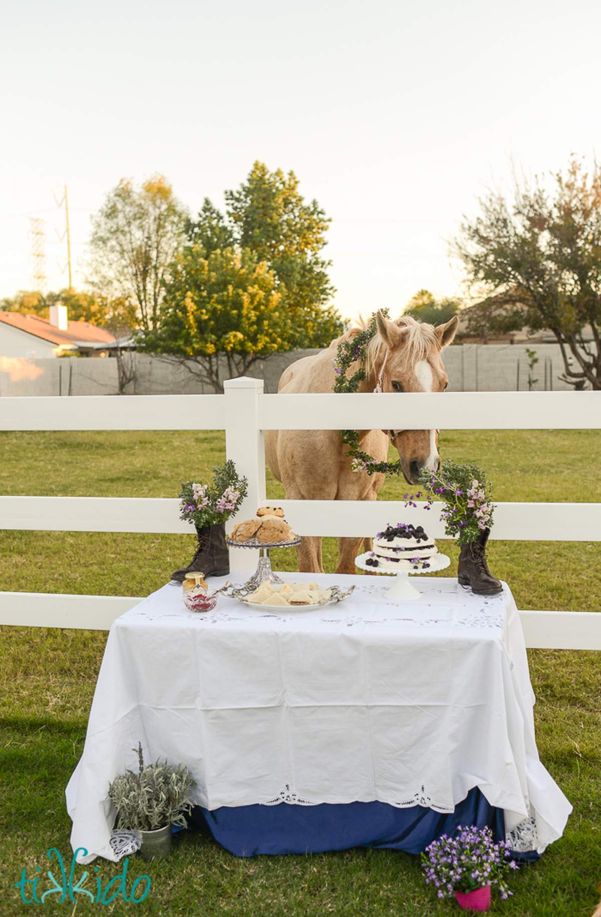 English Equestrian Tea Party Birthday Party Ideas | Photo 1 of 35 ...