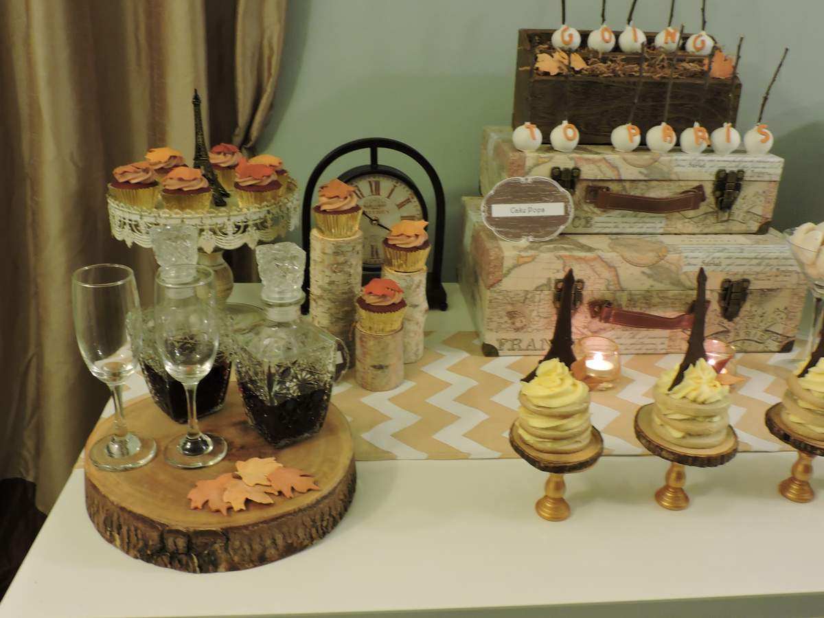 Paris-Rustic-glam Birthday Party Ideas | Photo 10 of 20 | Catch My Party