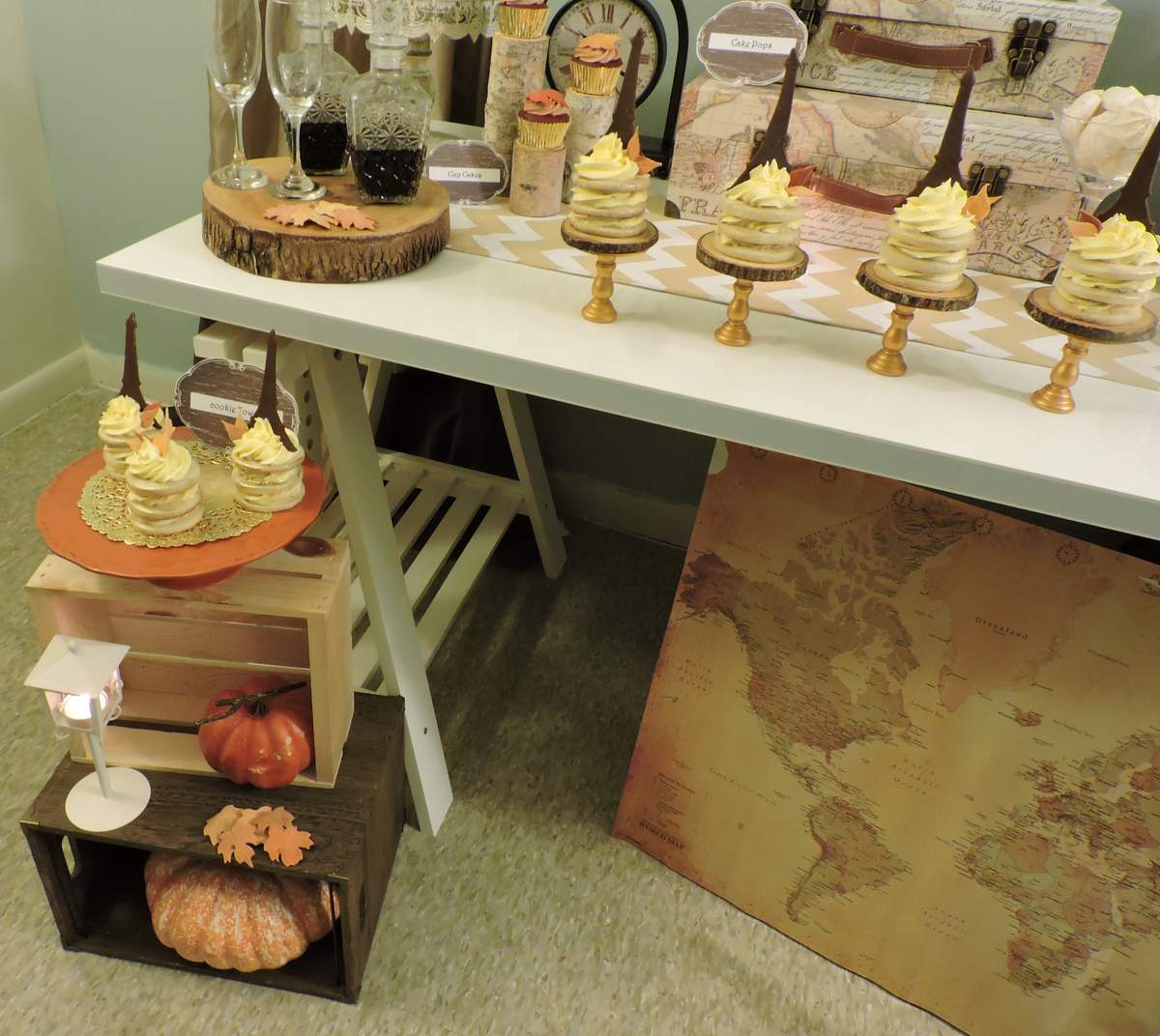 Paris-Rustic-glam Birthday Party Ideas | Photo 10 of 20 | Catch My Party