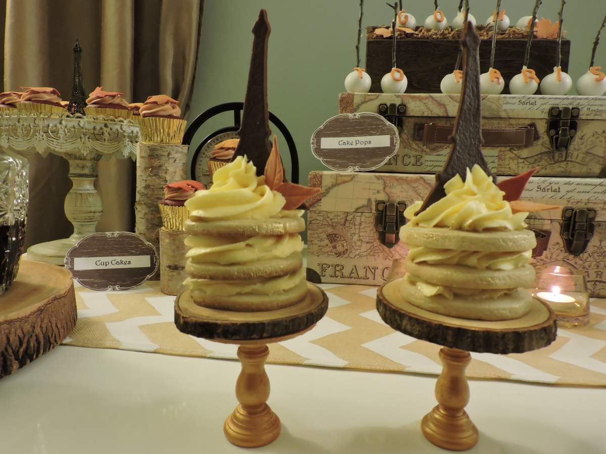 Paris-Rustic-glam Birthday Party Ideas | Photo 10 of 20 | Catch My Party