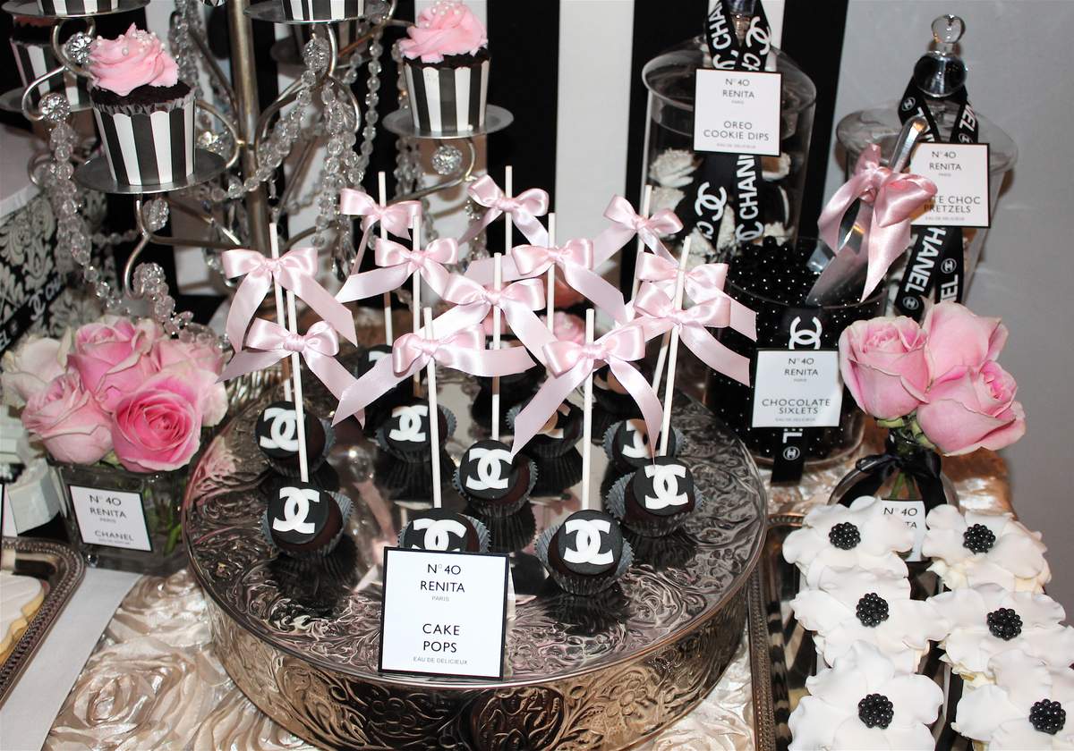 Coco Chanel Birthday Party Ideas | Photo 6 of 18 | Catch My Party