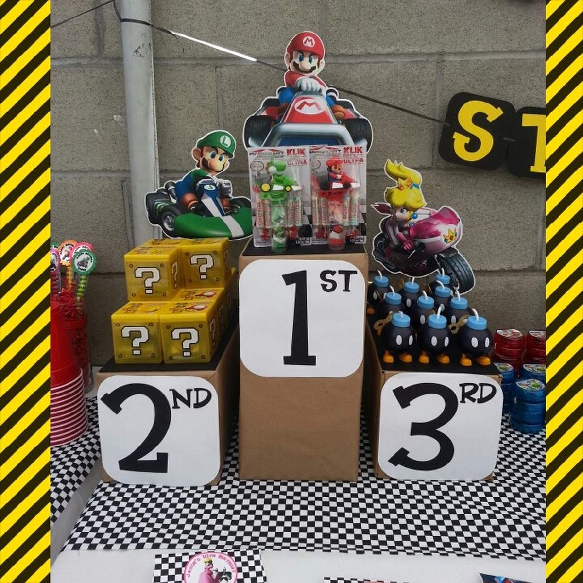Mario Kart Birthday Party Ideas | Photo 1 of 9 | Catch My Party