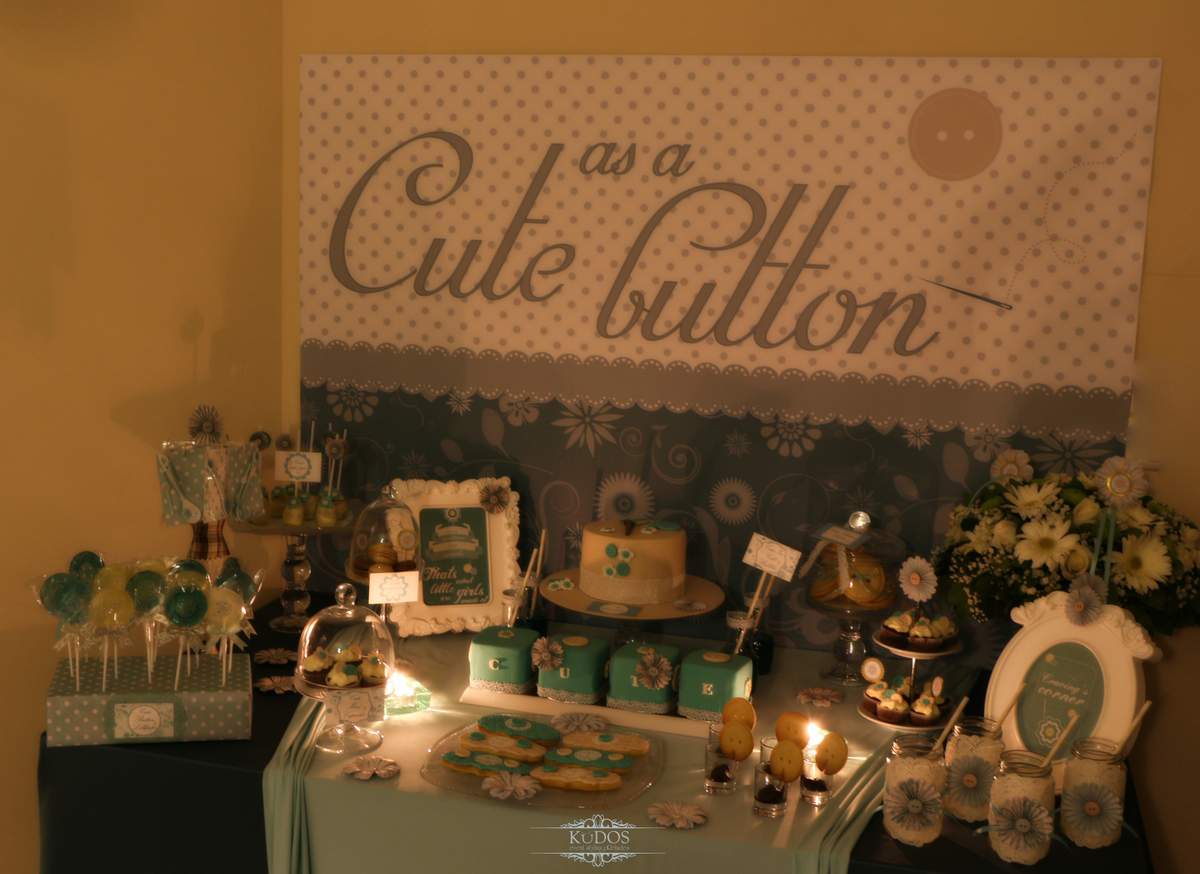Buttons Baby Shower Party Ideas | Photo 26 of 39 | Catch My Party