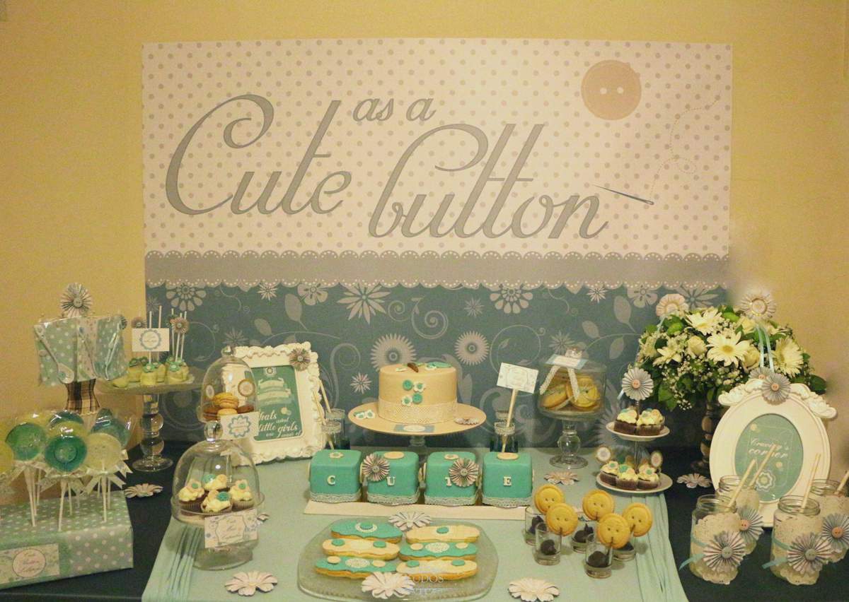Buttons Baby Shower Party Ideas | Photo 26 of 39 | Catch My Party