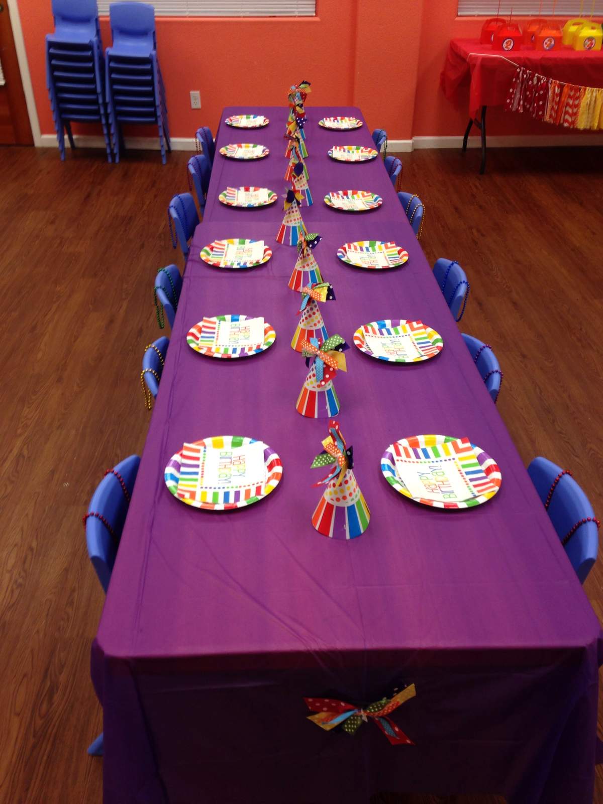 Bright Colors Birthday Party Ideas | Photo 8 of 9 | Catch My Party