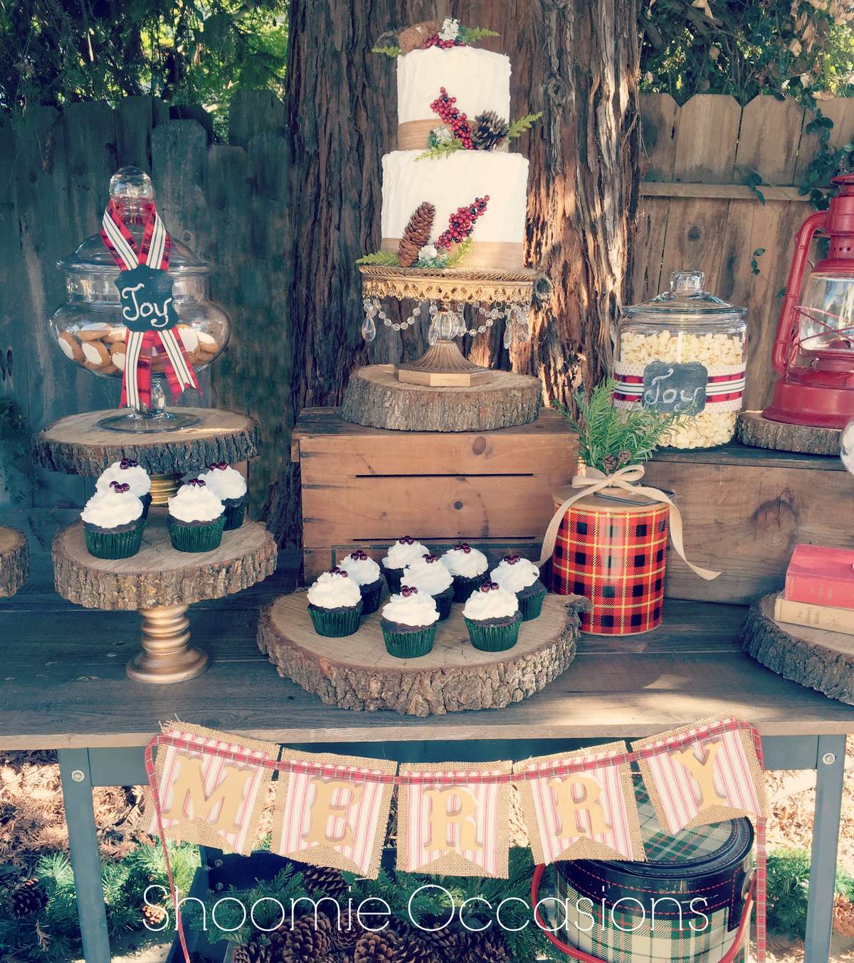 Rustic Christmas/Holiday Party Ideas | Photo 2 of 13 | Catch My Party