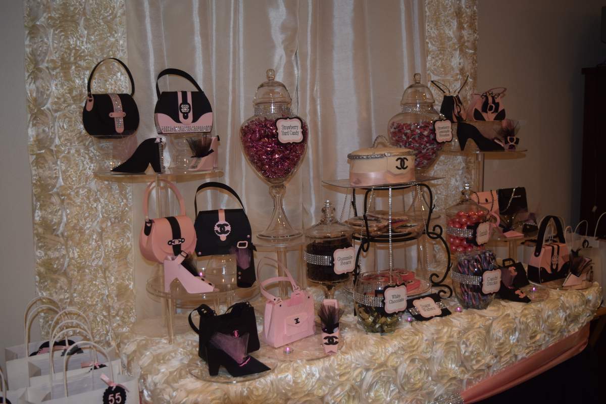 Coco Chanel Inspired Birthday Party Ideas | Photo 2 of 24 | Catch My Party