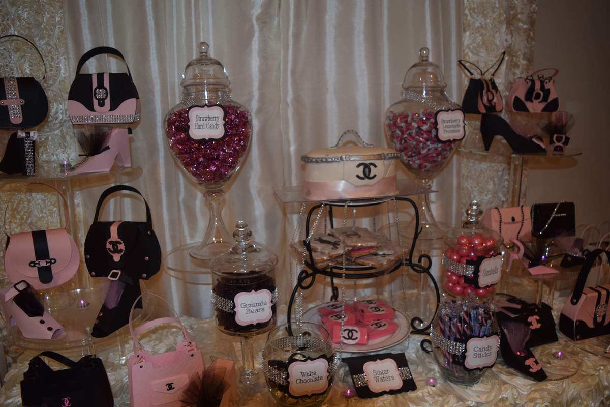 Coco Chanel Inspired Birthday Party Ideas | Photo 22 of 24 | Catch My Party