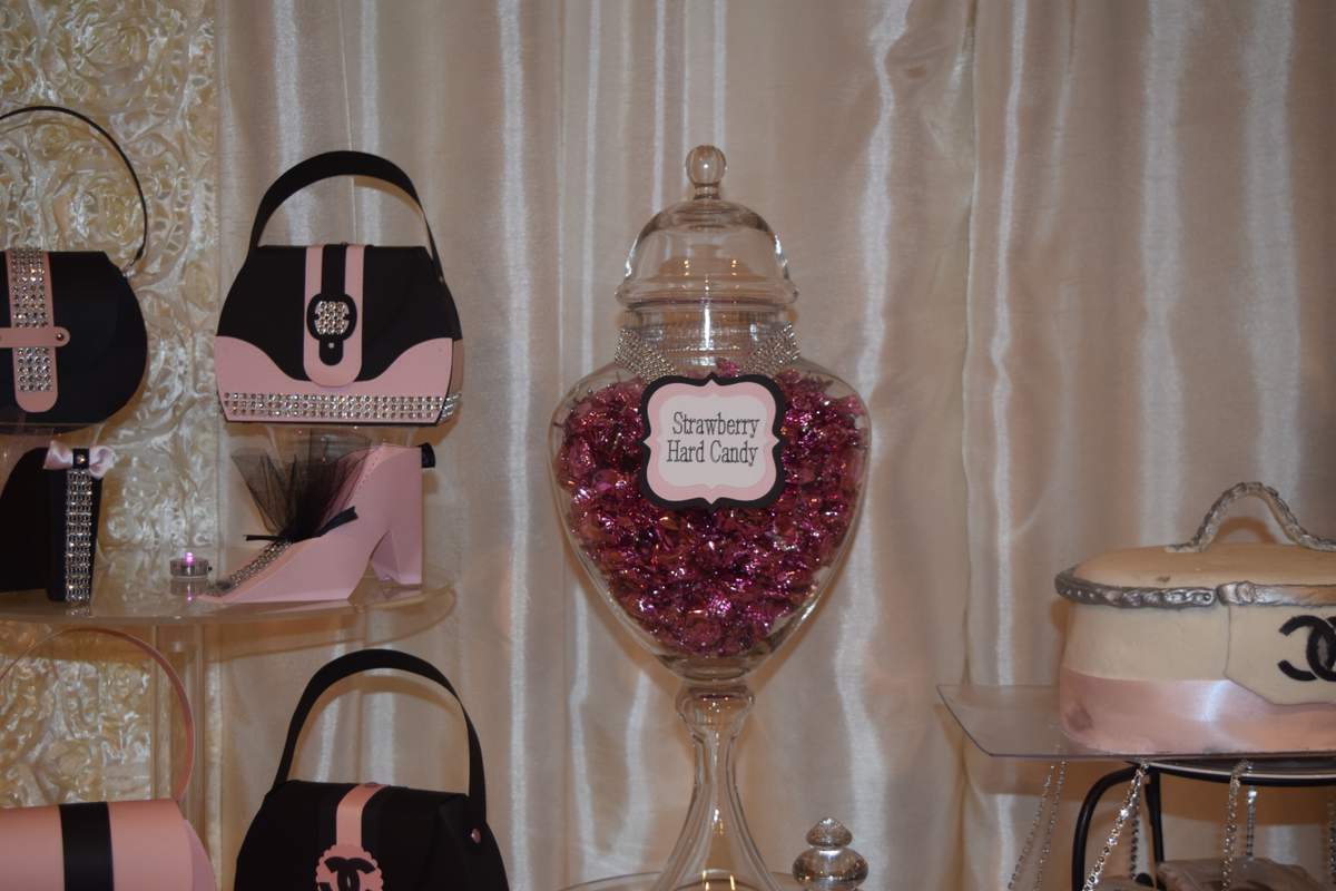 Coco Chanel Inspired Birthday Party Ideas | Photo 22 of 24 | Catch My Party