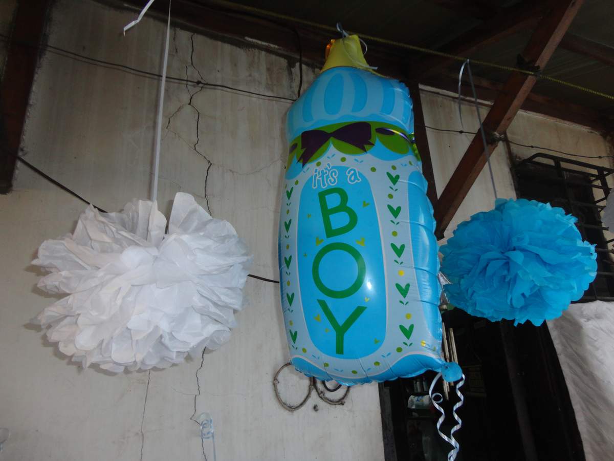 blue party Baptism Party Ideas | Photo 8 of 8 | Catch My Party