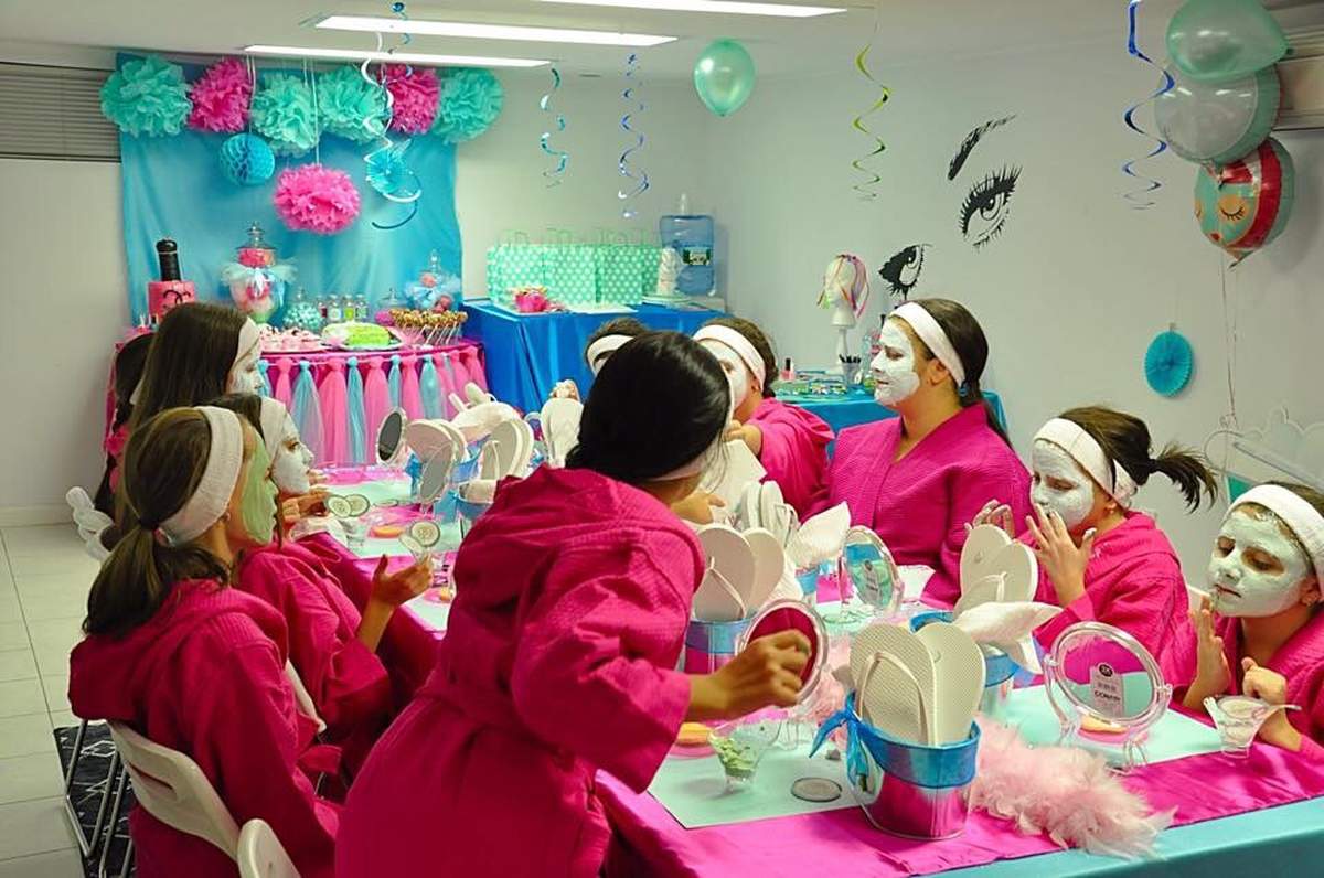 Spa party Birthday Party Ideas | Photo 8 of 35 | Catch My Party