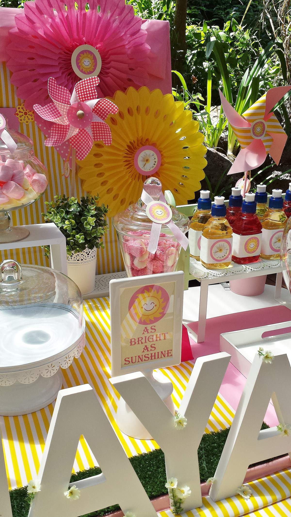 Sunshine and Daisies Birthday Party Ideas | Photo 21 of 25 | Catch My Party