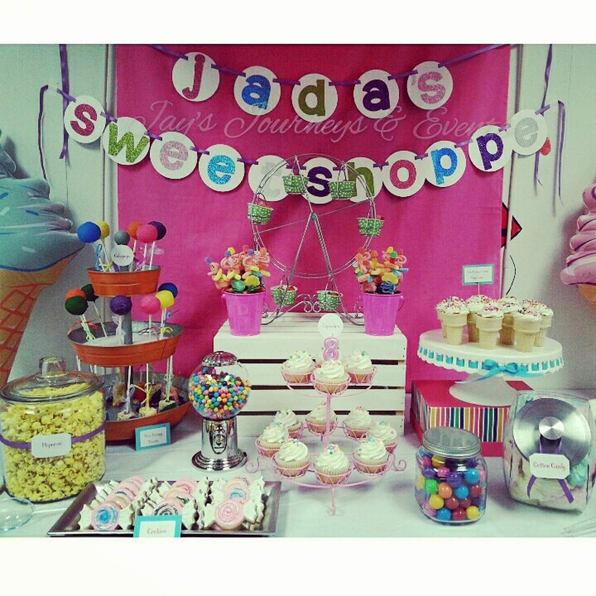 Candy / Sweets / Dessert Birthday Party Ideas | Photo 2 of 4 | Catch My ...