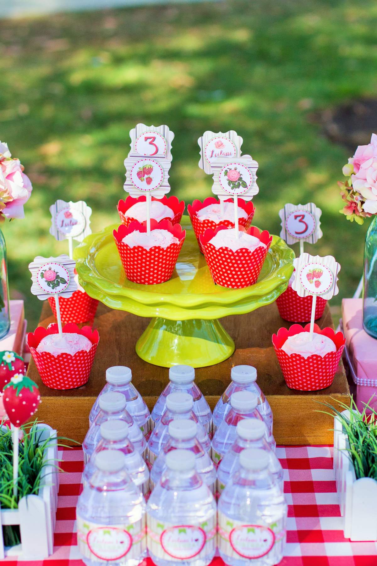 Strawberries Birthday Party Ideas | Photo 5 of 16 | Catch My Party