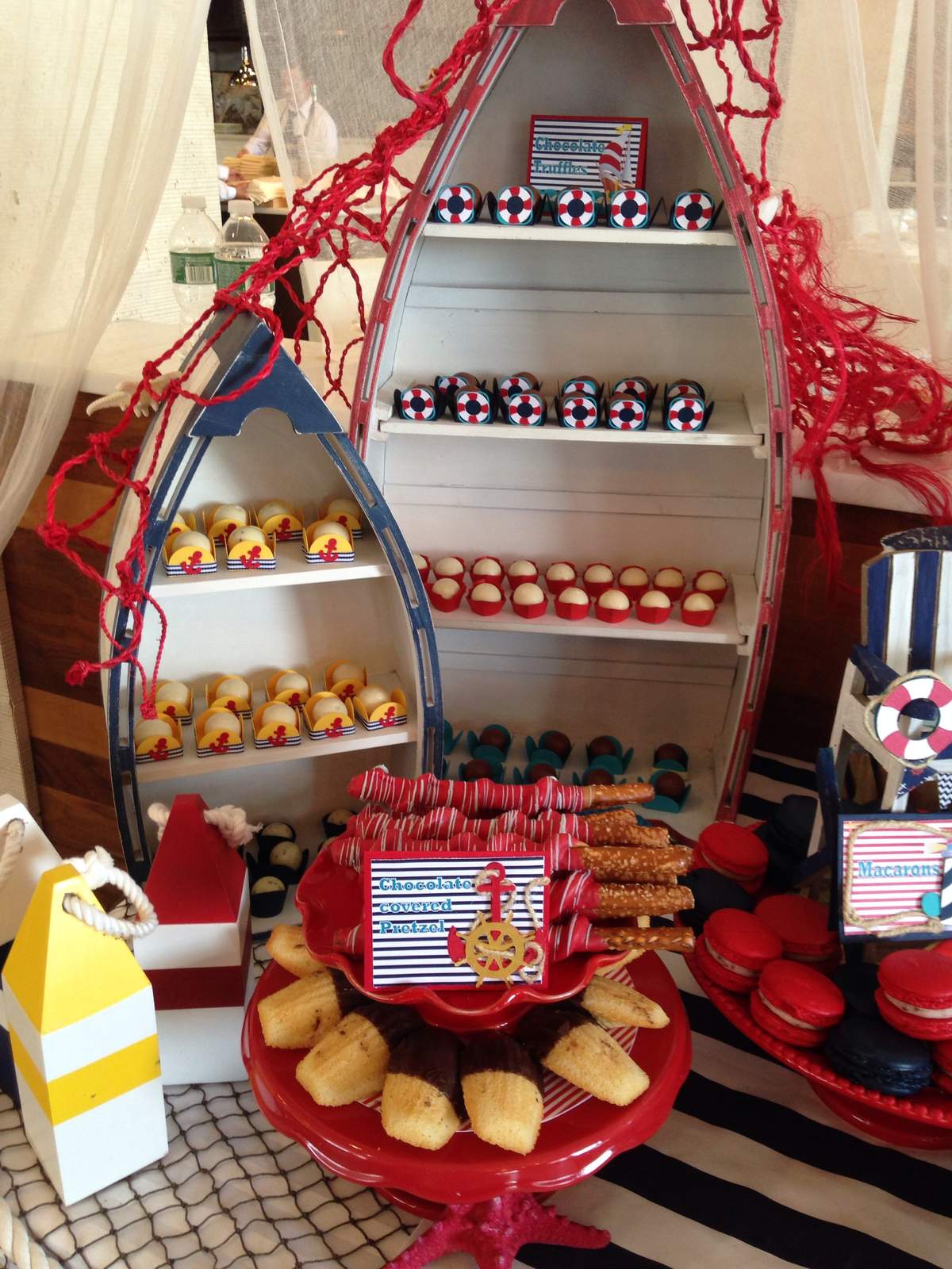 Nautical Baptism Party Ideas | Photo 10 of 29 | Catch My Party