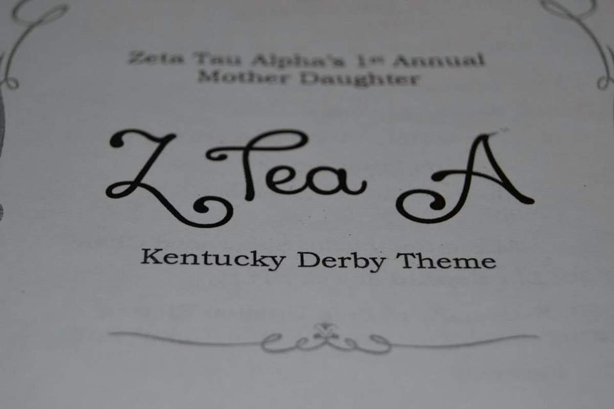 Kentucky Derby / Mother's Day "Z "Tea" A-Mother Daughter Spring Tea ...