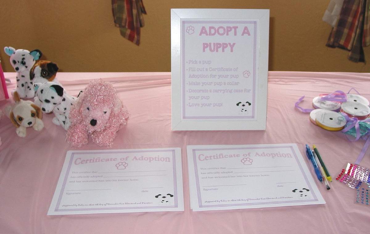 Adopt a Puppy Birthday Party Ideas | Photo 6 of 28 | Catch My Party