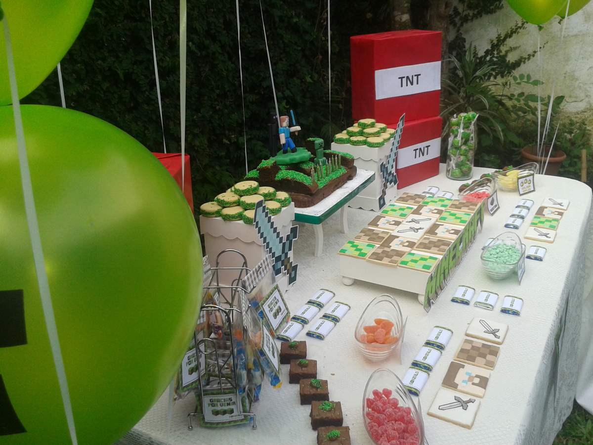 Minecraft Birthday Party Ideas | Photo 10 of 19 | Catch My Party
