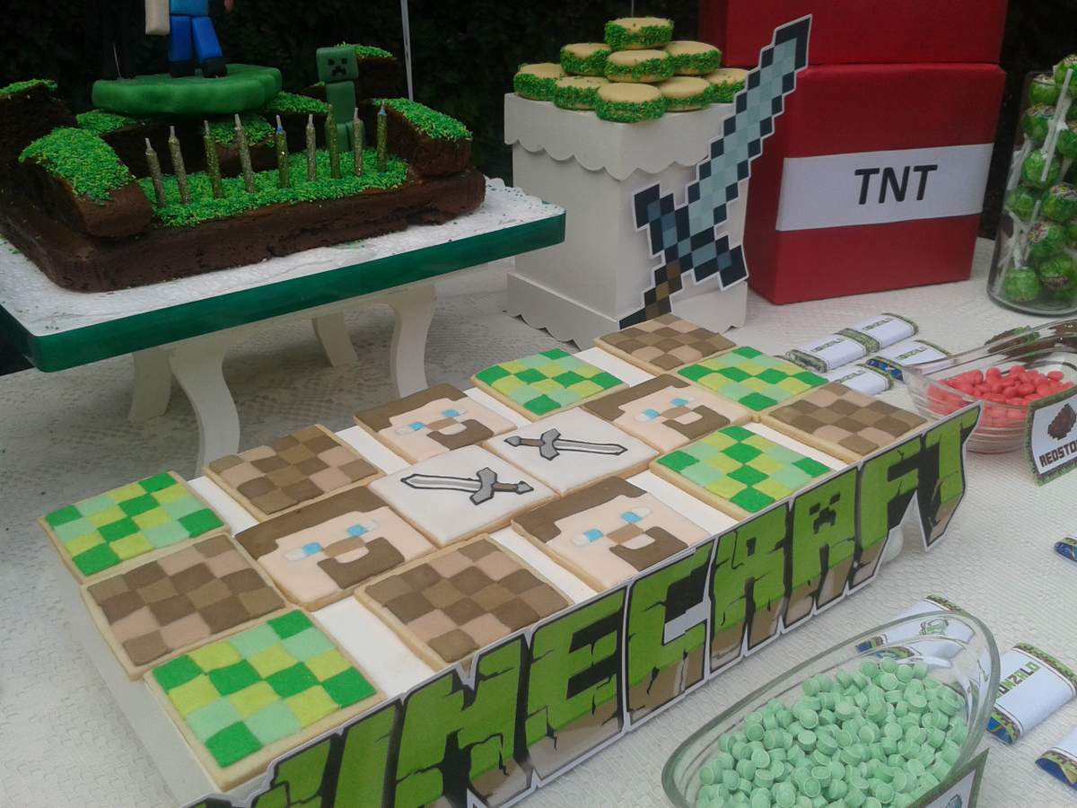 Minecraft Birthday Party Ideas | Photo 10 of 19 | Catch My Party