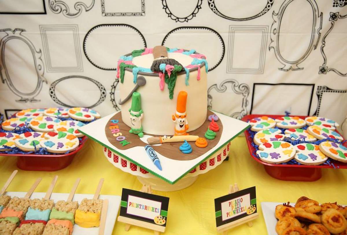 Arts & Crafts Birthday Party Ideas | Photo 1 of 46 | Catch My Party
