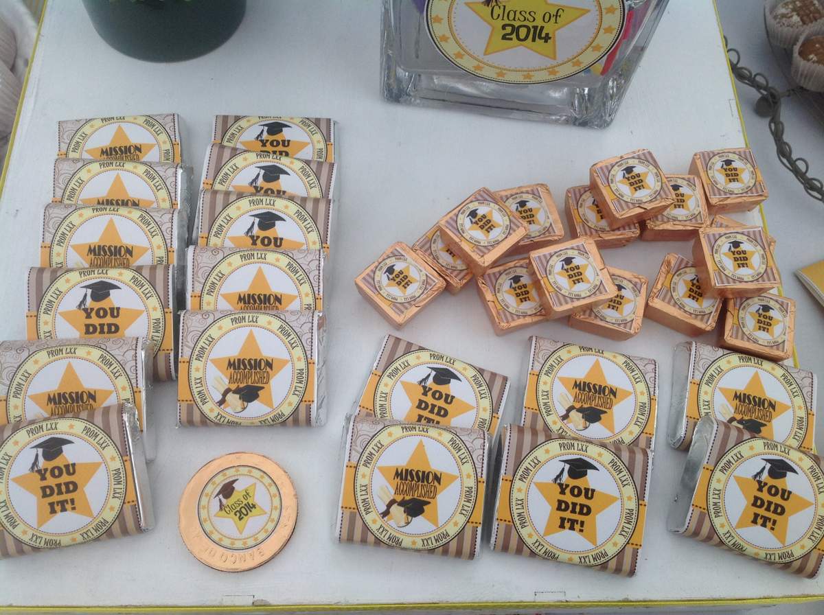 Yellow and brown Graduation/End of School Party Ideas | Photo 6 of 9 ...