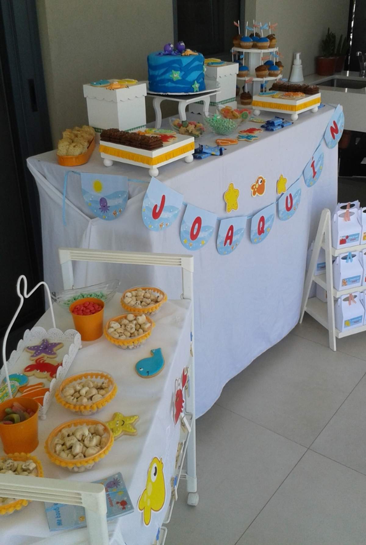 Sea Party Baptism Party Ideas | Photo 8 of 15 | Catch My Party