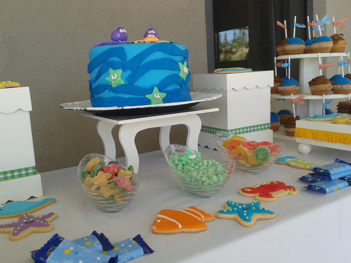 Sea Party Baptism Party Ideas | Photo 8 of 15 | Catch My Party