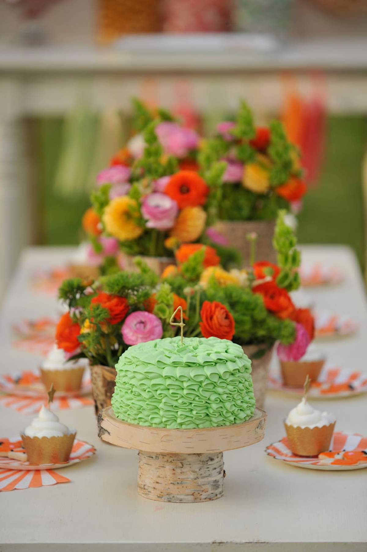 Floral Fox Birthday Party Ideas | Photo 1 of 23 | Catch My Party