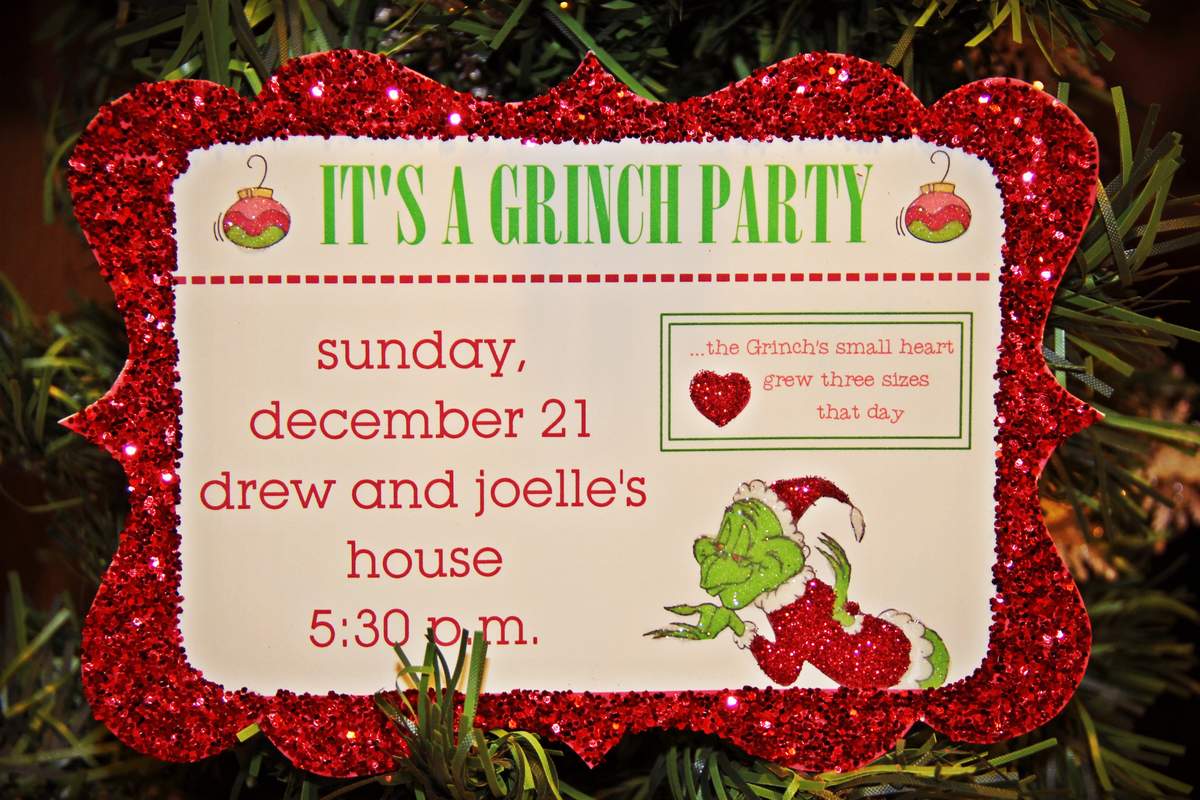 Grinch Viewing Party Christmas/Holiday Party Ideas | Photo 2 of 16 ...