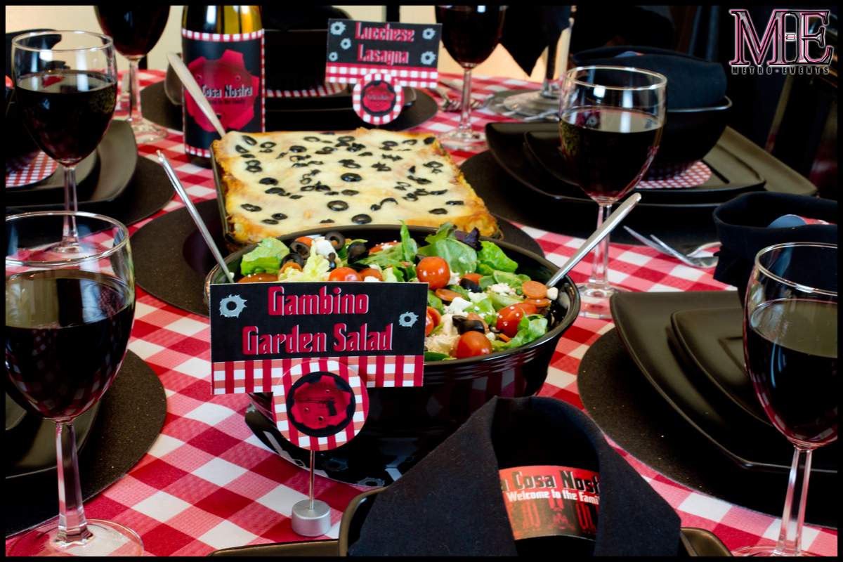 Mobster Party Birthday Party Ideas | Photo 2 of 30 | Catch My Party
