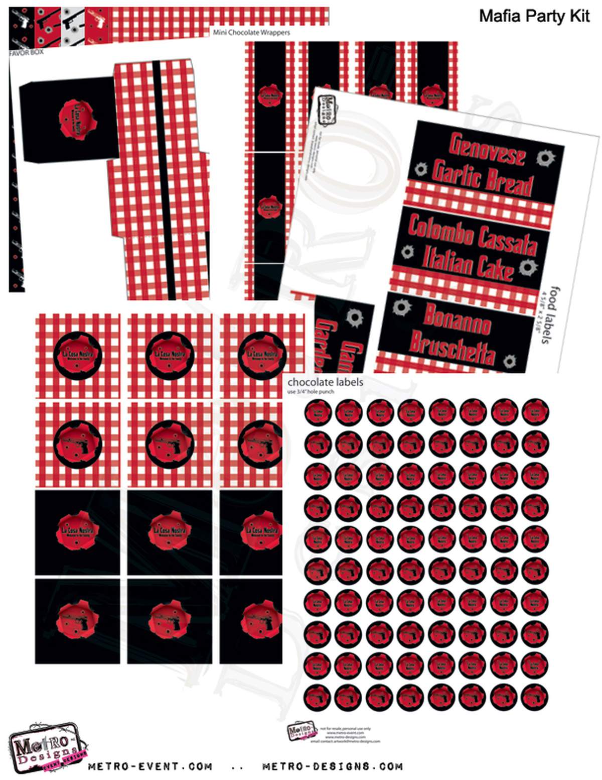 Mobster Party Birthday Party Ideas | Photo 1 of 30 | Catch My Party