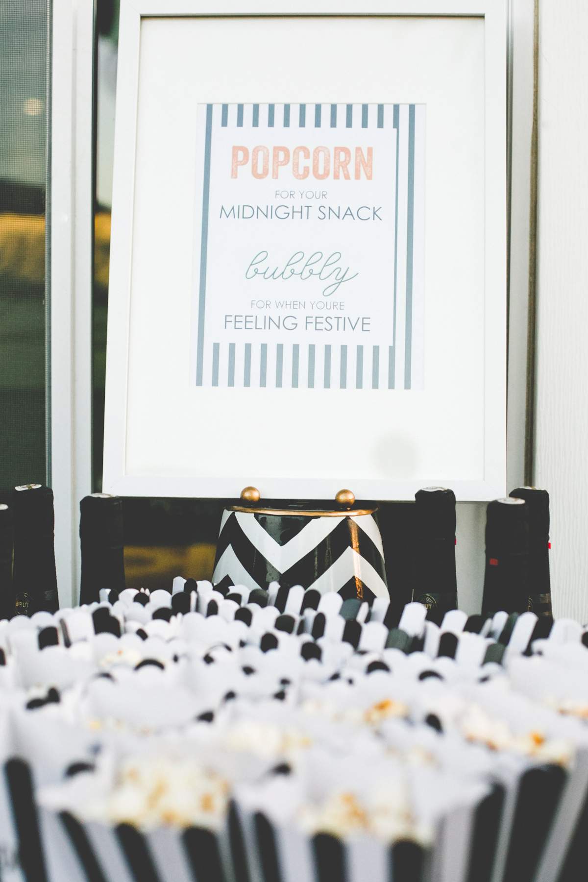 Stripes & Glitter Birthday Party Ideas | Photo 10 of 67 | Catch My Party