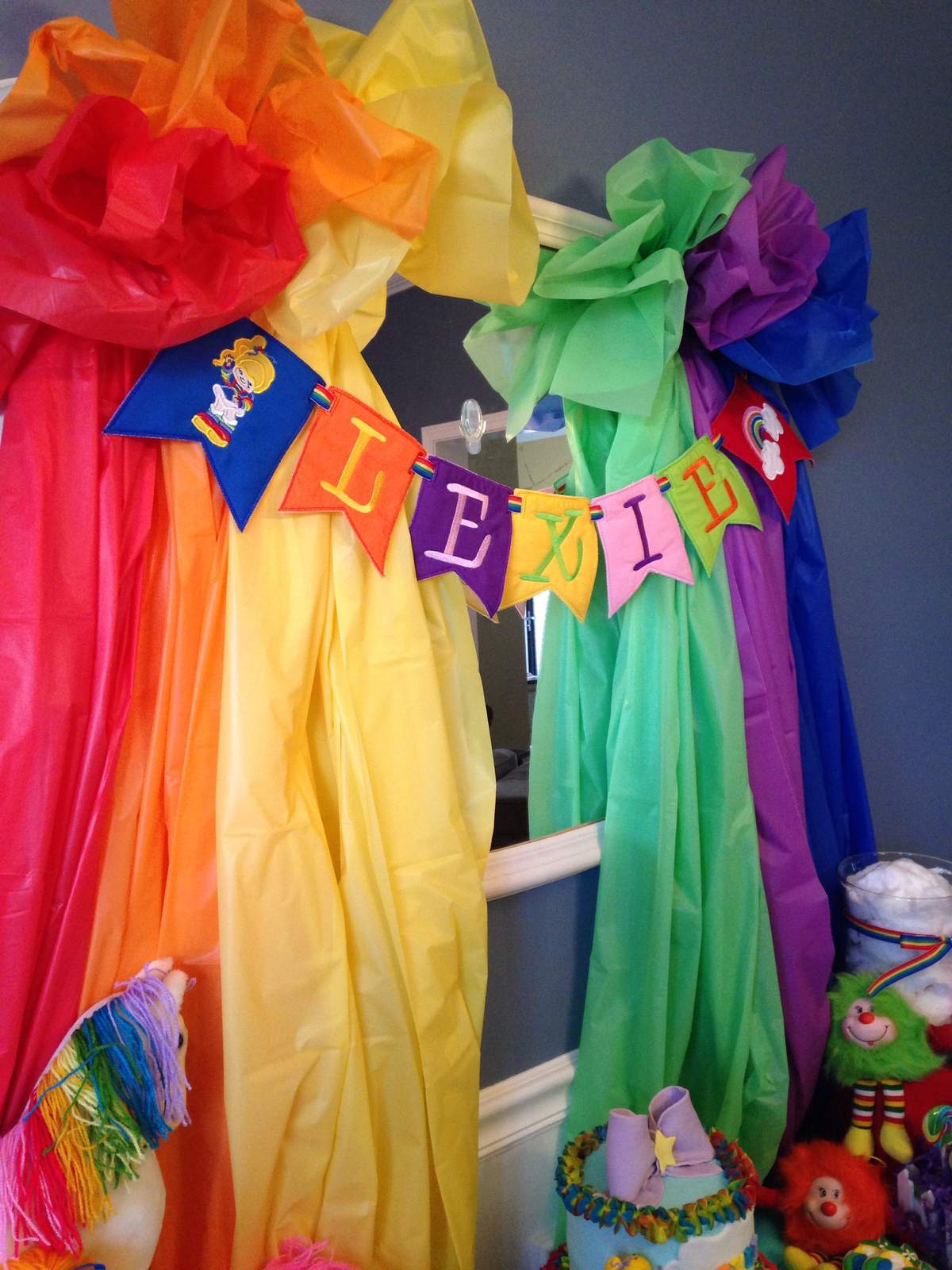 Rainbow brite Birthday Party Ideas | Photo 4 of 16 | Catch My Party