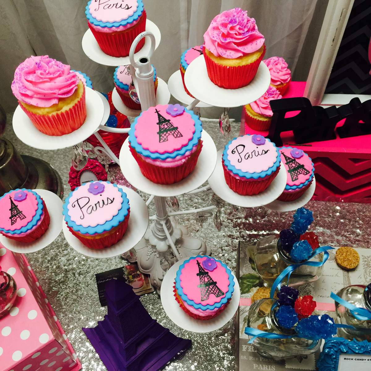 Eiffel Paris Birthday Party Ideas | Photo 6 of 20 | Catch My Party