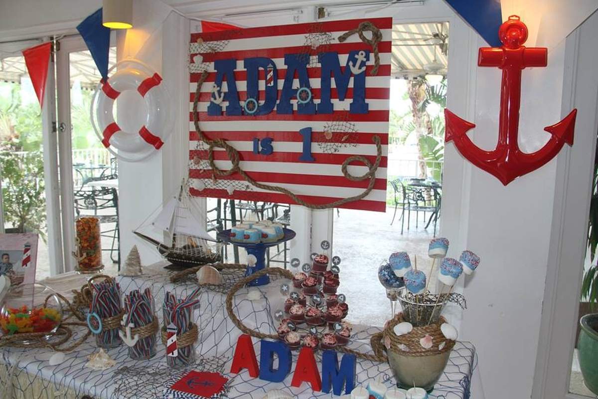 Nautical Birthday Party Ideas | Photo 7 of 19 | Catch My Party