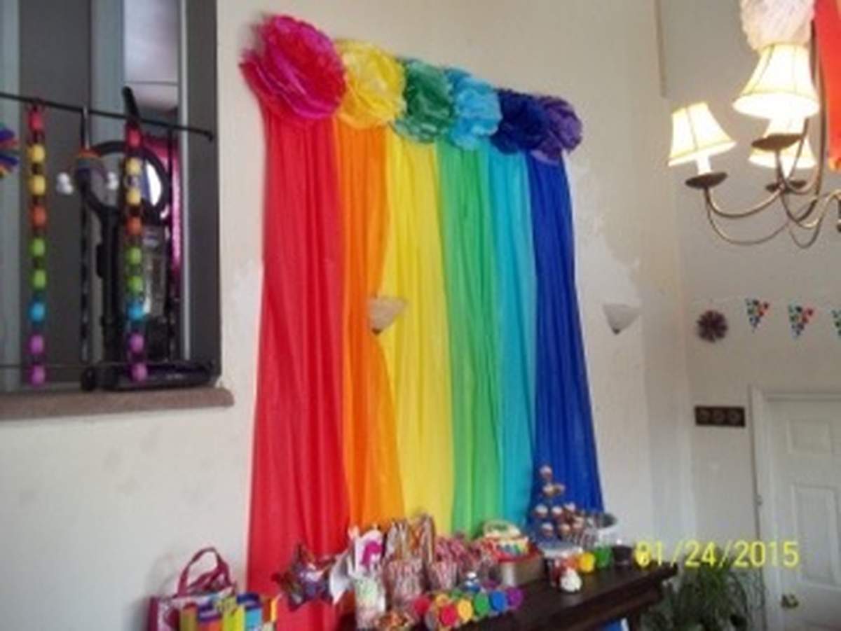 Rainbow Birthday Party Ideas | Photo 12 of 34 | Catch My Party