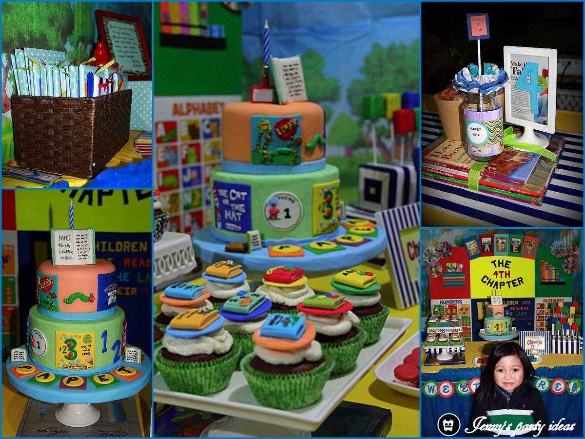 Book themed birthday party Birthday Party Ideas | Photo 2 of 23 | Catch ...