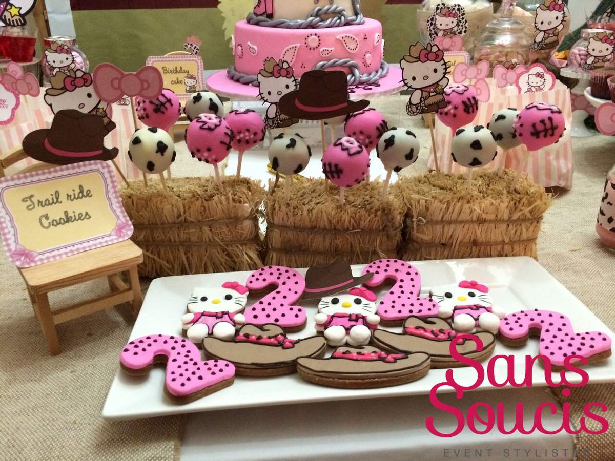 Western Cowgirl Hello Kitty Birthday Party Ideas | Photo 1 of 25 ...